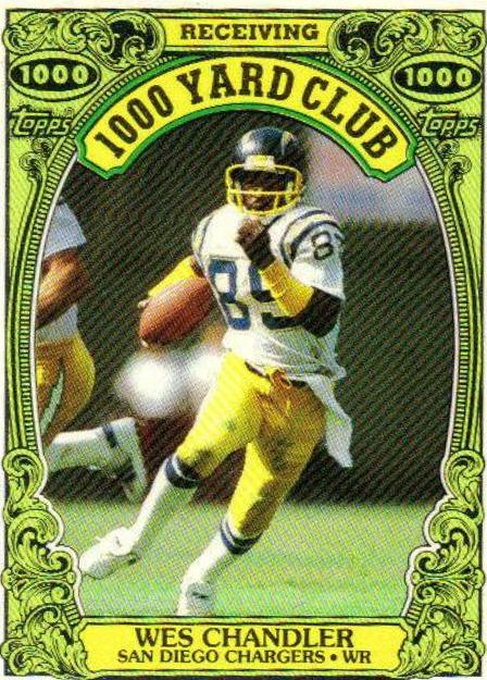 Wes Chandler #13 Prices | 1986 Topps 1000 Yard Club | Football Cards