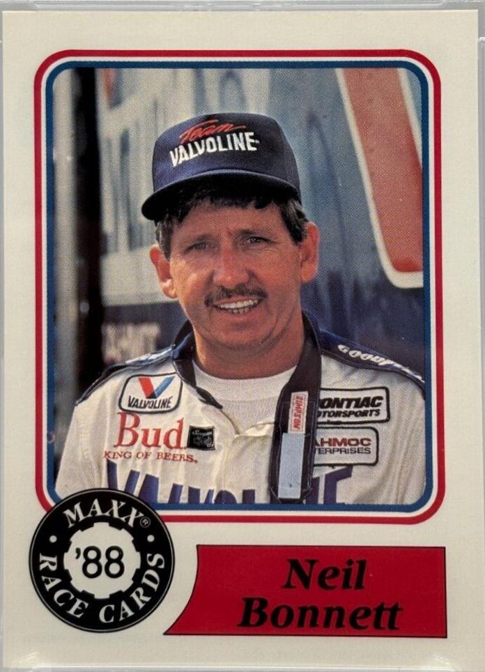 Neil Bonnett #20 Prices | 1988 Maxx Charlotte | F1 & NASCAR Racings Cards