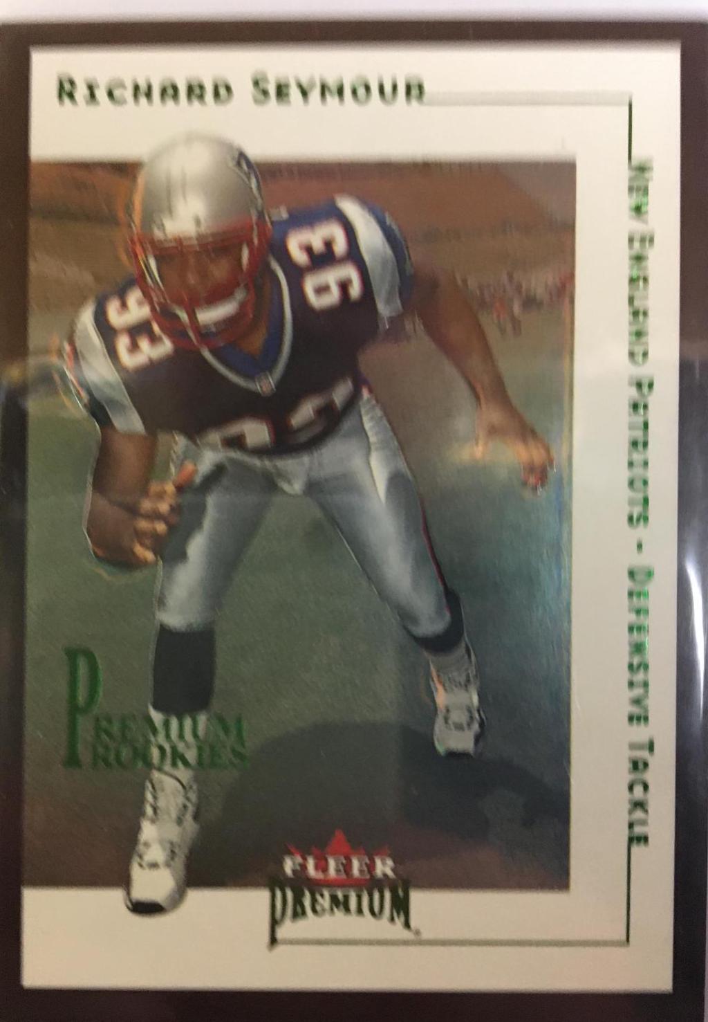 Richard Seymour #212 Prices | 2001 Fleer Premium | Football Cards