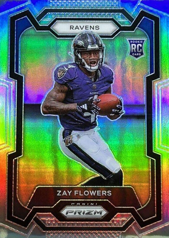 Zay Flowers [Silver] #307 Prices [Rookie] | 2023 Panini Prizm ...