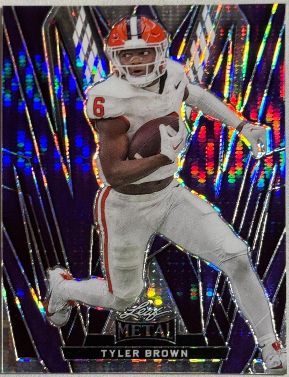 Tyler Brown [Purple Pulsar] #104 Precios | 2024 Leaf Metal | Tarjetas ...