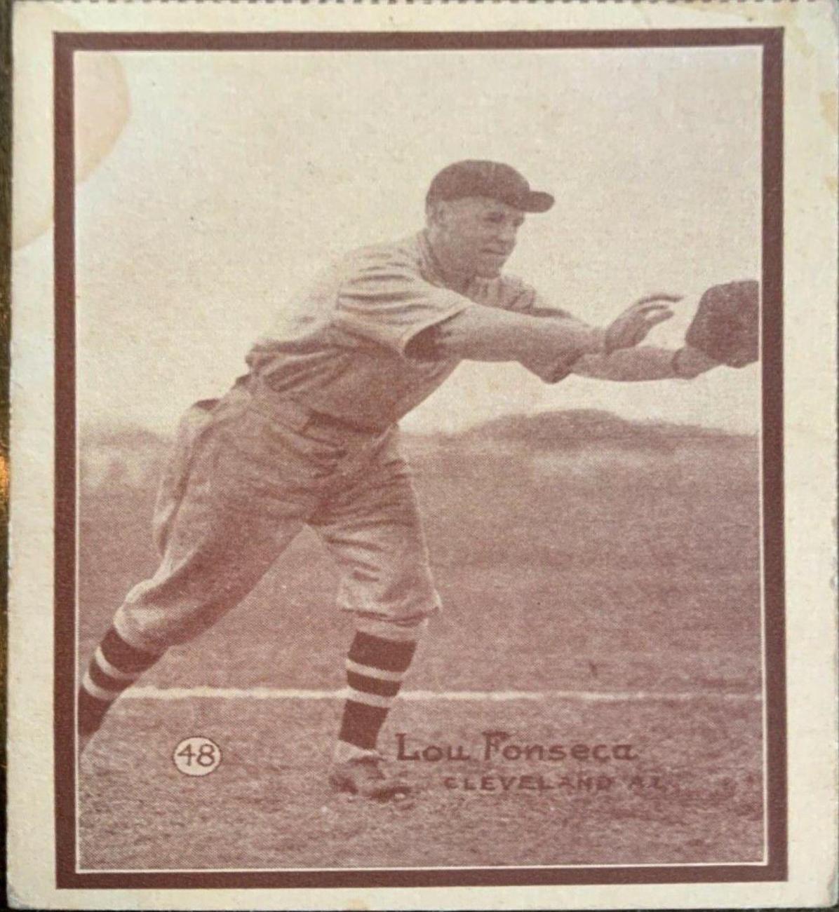 Lou Fonseca [Lew Hand Cut] #48 Prices | 1931 W517 | Baseball Cards