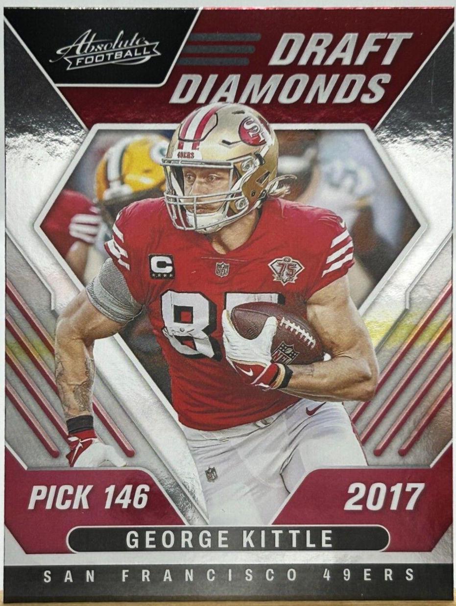 George Kittle #DD-15 Prices | 2022 Panini Absolute Draft Diamonds ...