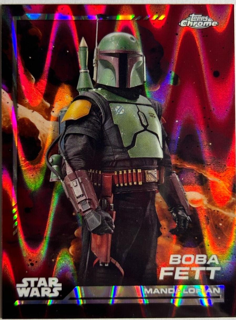 Boba Fett [Red Blaster RayWave Refractor] #19 Prices | Star Wars 2024 ...
