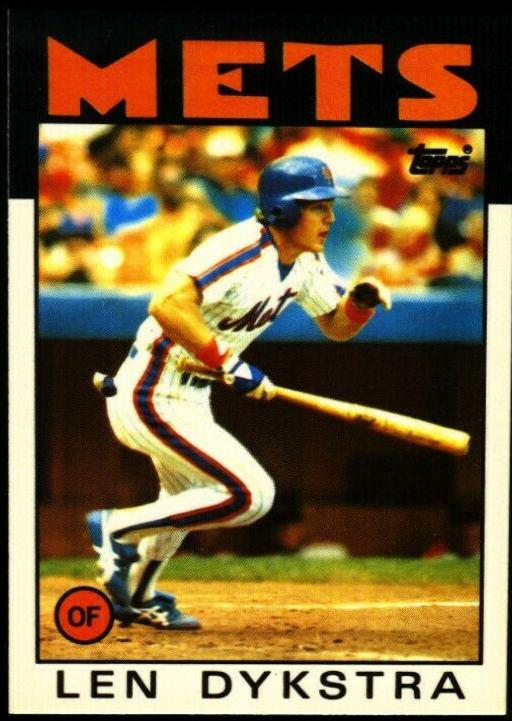 Len Dykstra #53 Prices | 1986 Topps Tiffany | Baseball Cards