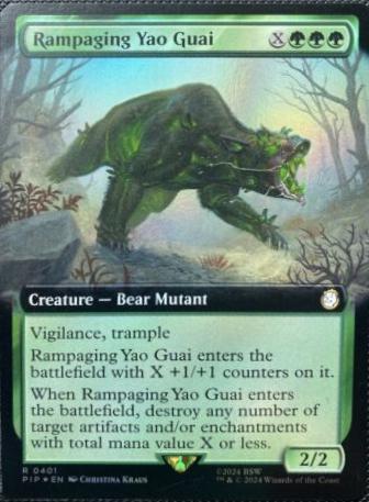 Rampaging Yao Guai [Foil] #401 Prices | Magic Fallout | Magic Cards