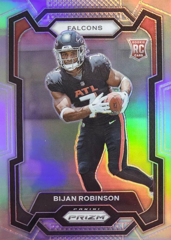 Bijan Robinson [Silver] #305 Prices [Rookie] | 2023 Panini Prizm ...