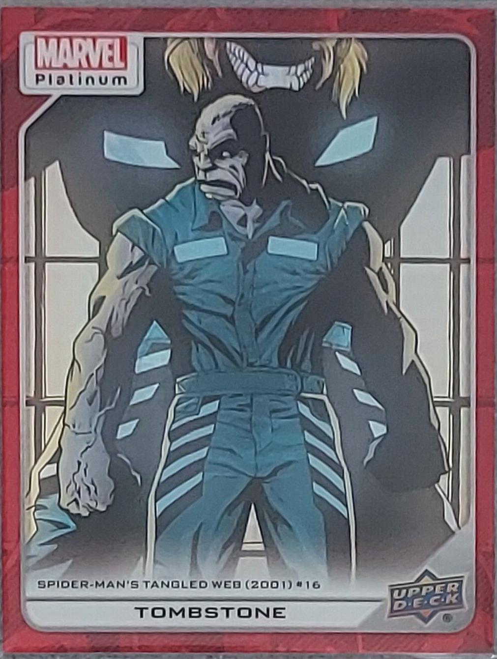 Tombstone [Red Prism] #191 Prices | Marvel 2023 Upper Deck Platinum ...