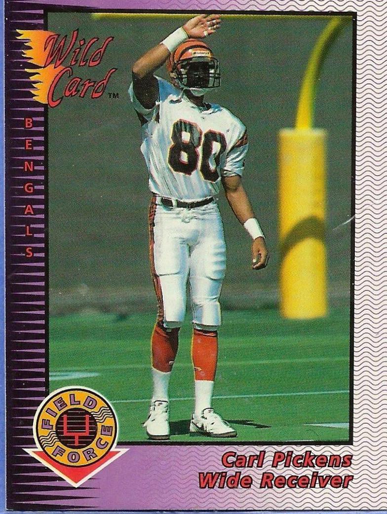 Carl Pickens #20 Prices | 1992 Wild Card Field Force | Football Cards