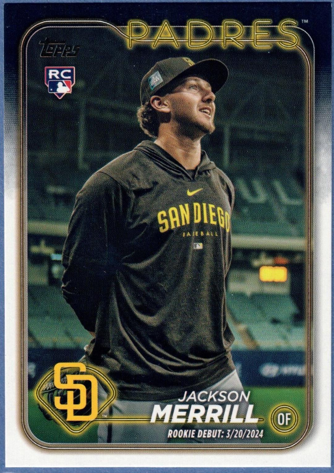 Jackson Merrill [Golden Mirror Image Variation] #US169 Prices | 2024 ...