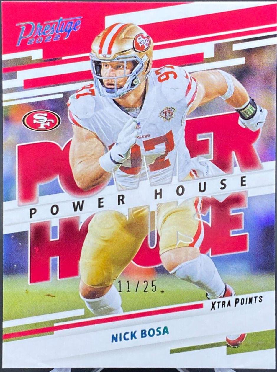 Nick Bosa [Platinum] #PH-22 Prices | 2022 Panini Prestige Power House ...