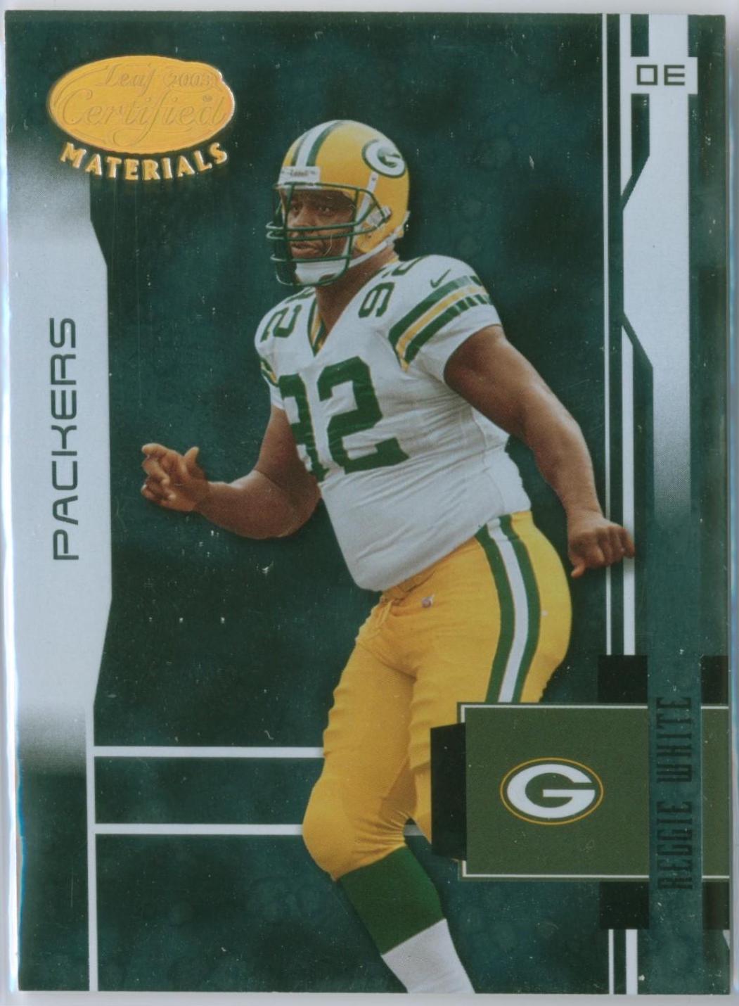 Reggie White #142 Prices | 2003 Leaf Certified Materials | Football Cards