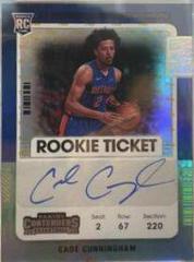 Cade Cunningham [Autograph 75th Anniversary] #101 Prices | 2021 Panini ...