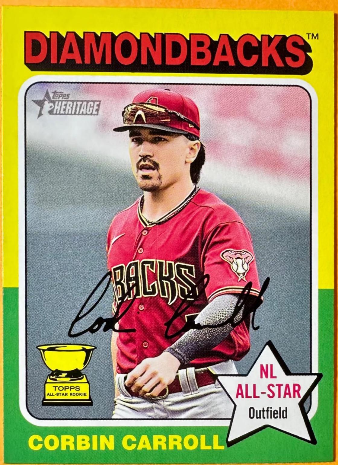 Corbin Carroll #372 Prices | 2024 Topps Heritage | Baseball Cards