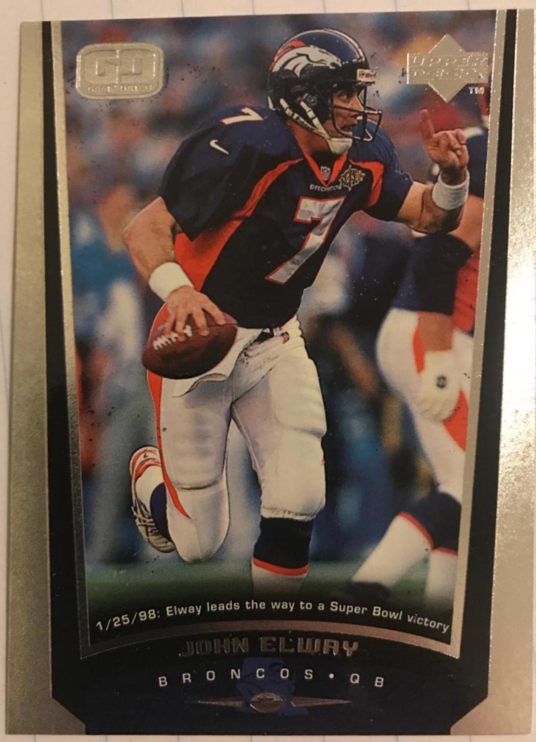 John Elway [Game Dated] #97 Prices | 1998 Upper Deck | Football Cards