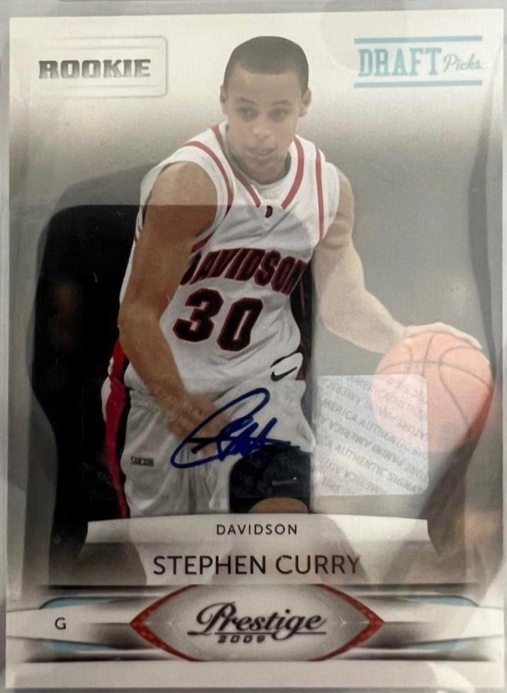 Stephen Curry [Draft Picks Light Blue Autograph] #230 Prices | 2009 ...