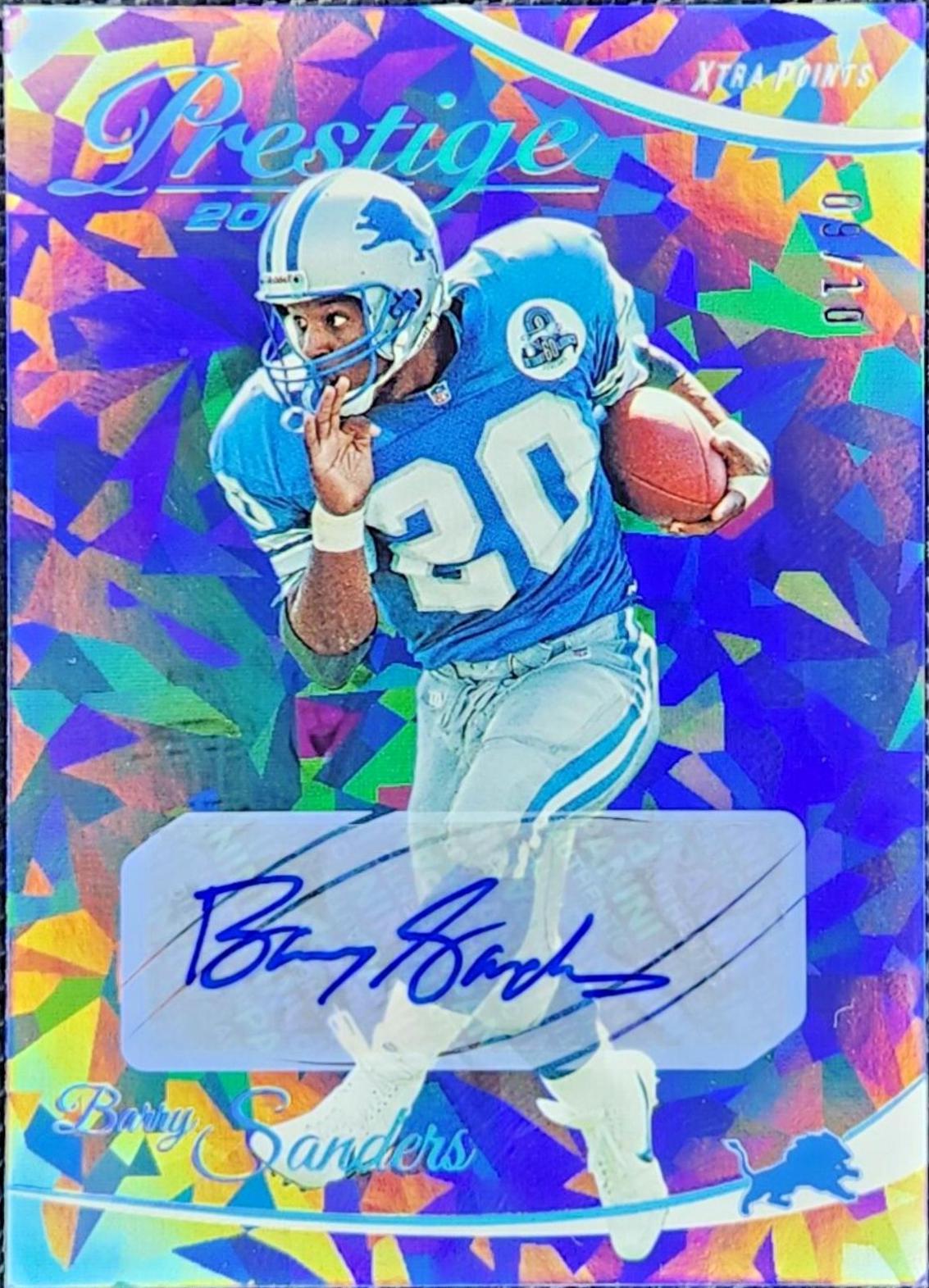 Barry Sanders [Signature Premium Platinum] #100 Prices | 2023 Panini ...