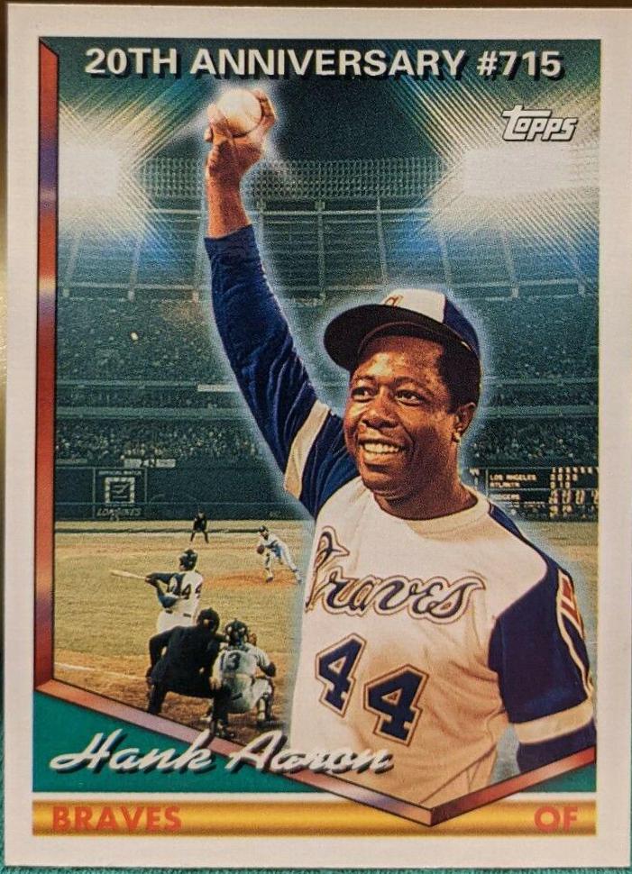 Hank Aaron #715 Prices | 1994 Topps | Baseball Cards