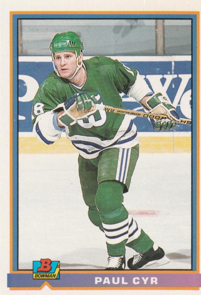 Paul Cyr #20 Prices | 1991 Bowman | Hockey Cards