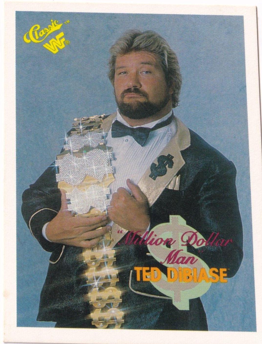 The Million Dollar Man Ted DiBiase #8 Prices | 1989 Classic WWF ...