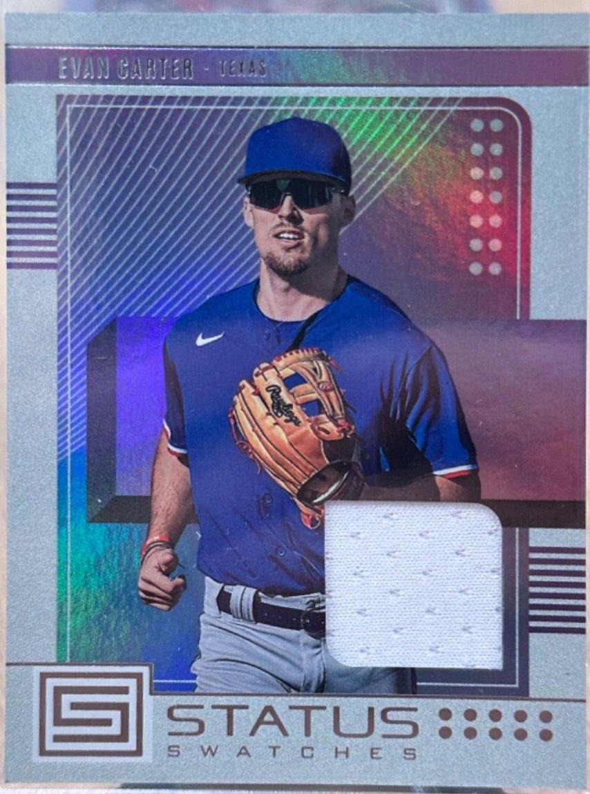 Evan Carter #SS-EC Prices | 2023 Panini Chronicles Status Swatches ...