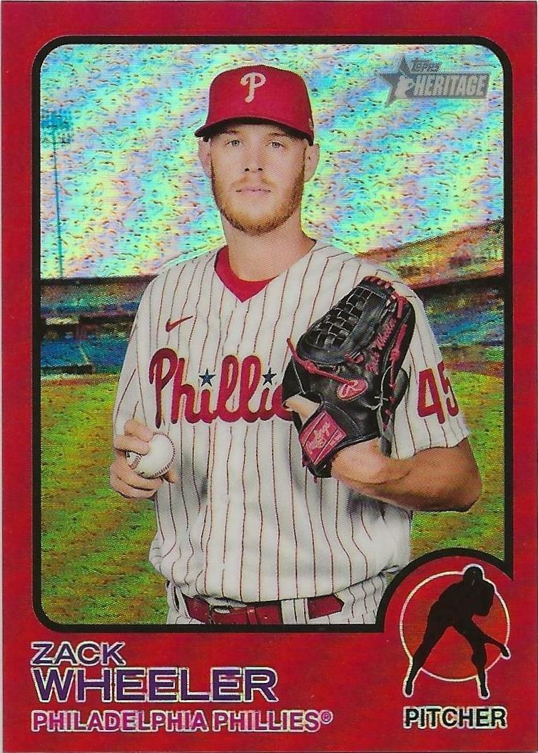 Zack Wheeler [Chrome Red] #333 Prices | 2022 Topps Heritage | Baseball ...