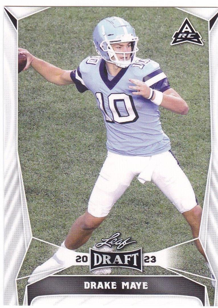 Drake Maye #34 Prices | 2023 Leaf Draft | Football Cards