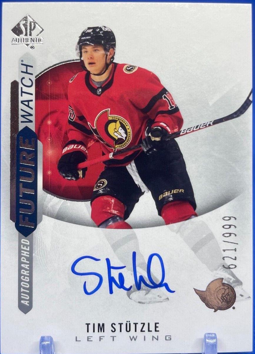 Tim Stutzle [Autograph] #217 Prices | 2020 SP Authentic | Hockey Cards