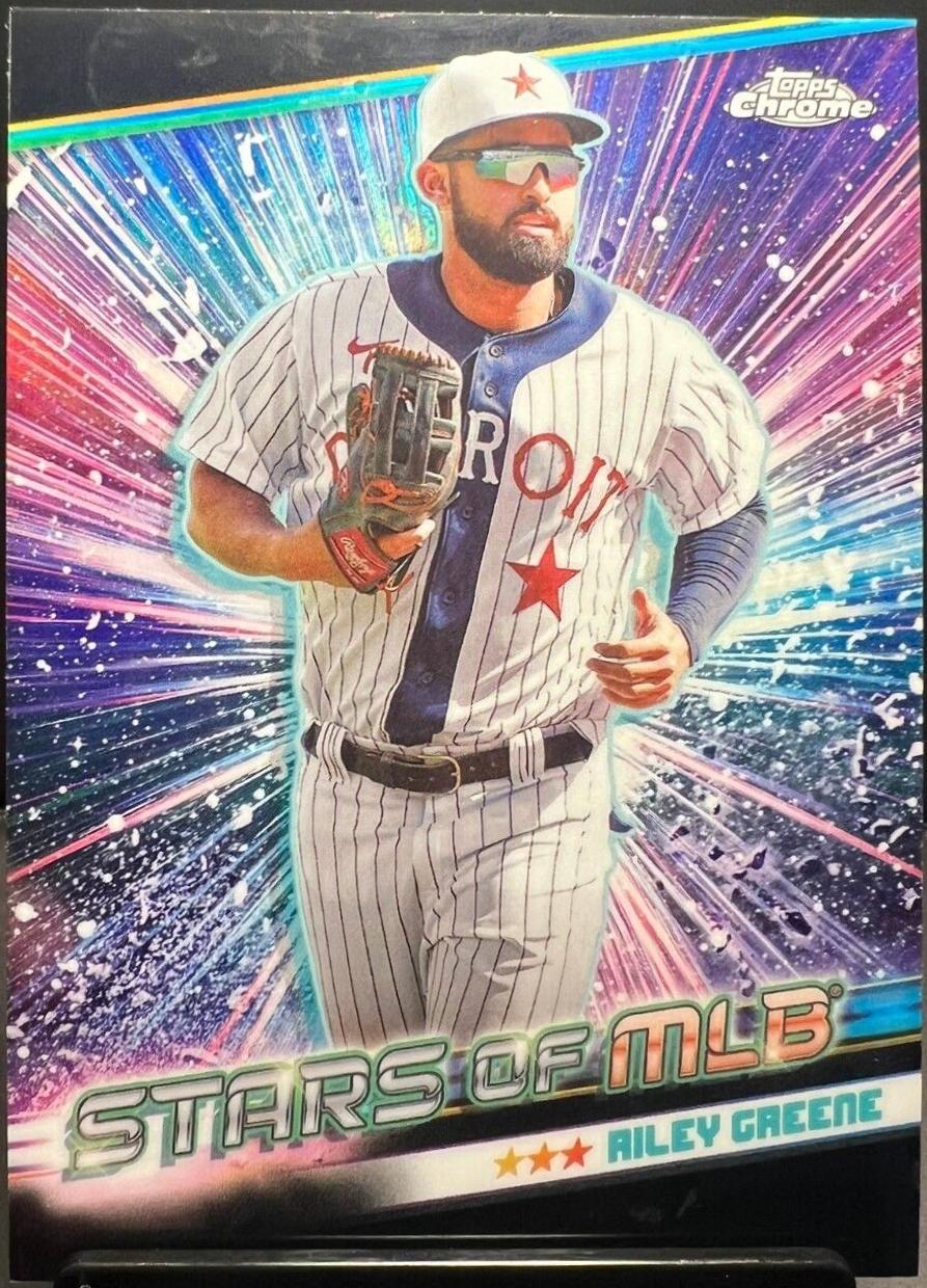 Riley Greene [Black Refractor] #CSMLB-5 Prices | 2024 Topps Stars of ...