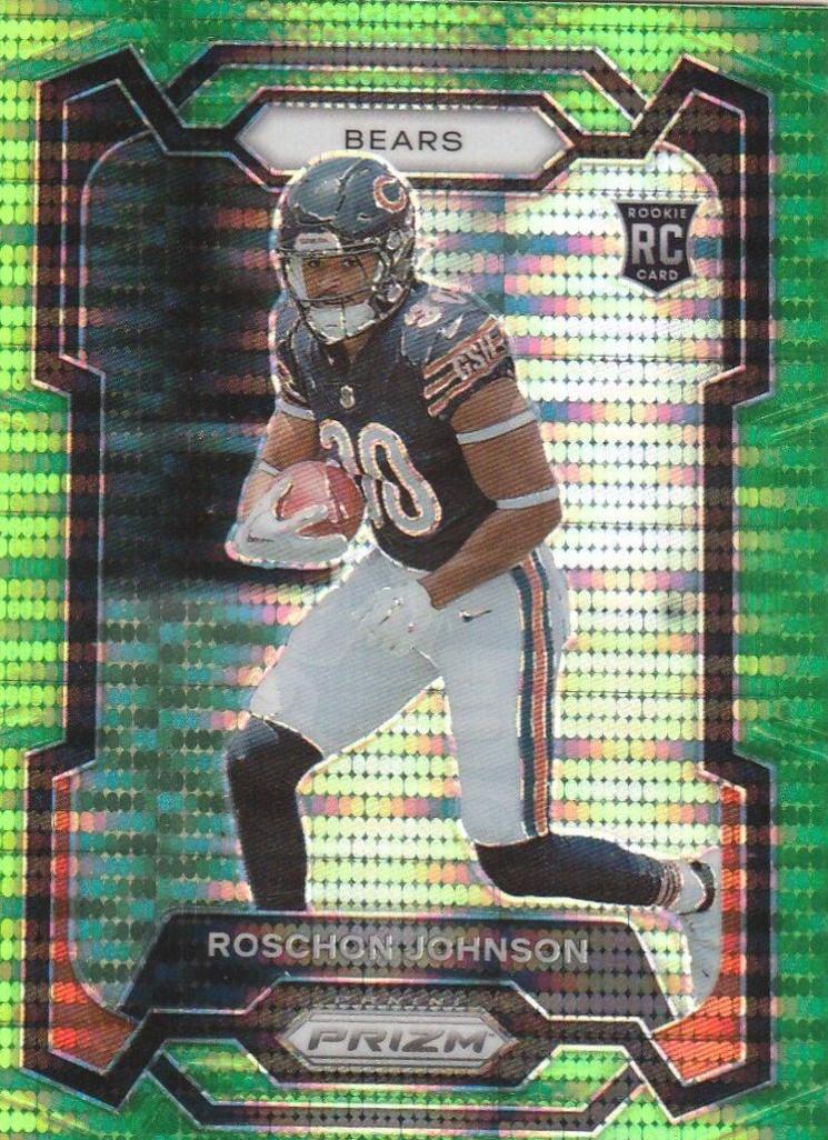 Roschon Johnson [Neon Green Pulsar] #314 Prices | 2023 Panini Prizm ...