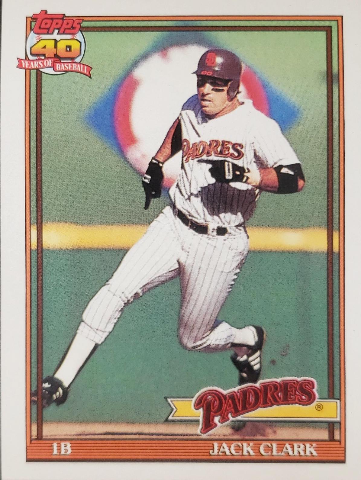 Jack Clark #650 Prices | 1991 Topps | Baseball Cards