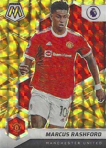 Marcus Rashford [Reactive Gold Mosaic] #147 Prices | 2021 Panini Mosaic ...