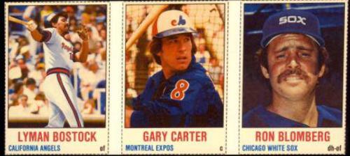 Gary Carter, Lyman Bostock, Ron Blomberg [Hand Cut Panel] Prices | 1978 ...