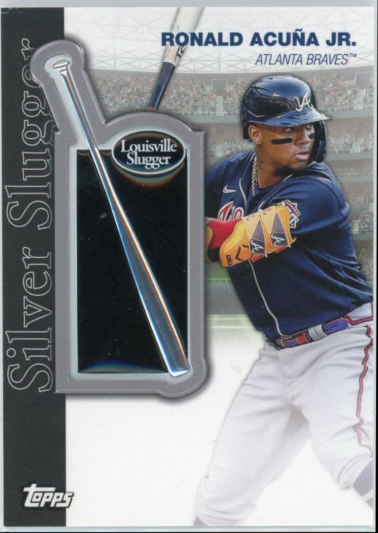 Ronald Acuna Jr. #SSA-RA Prices | 2022 Topps Silver Slugger Award ...