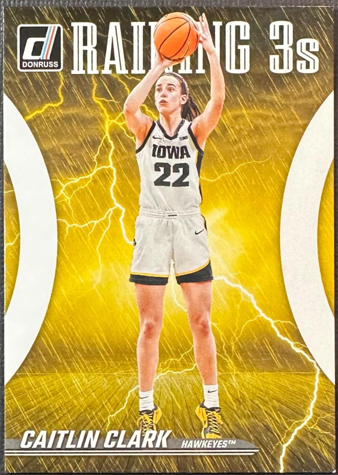 Caitlin Clark #R1 Prices | 2024 Panini Caitlin Clark Collection Raining ...