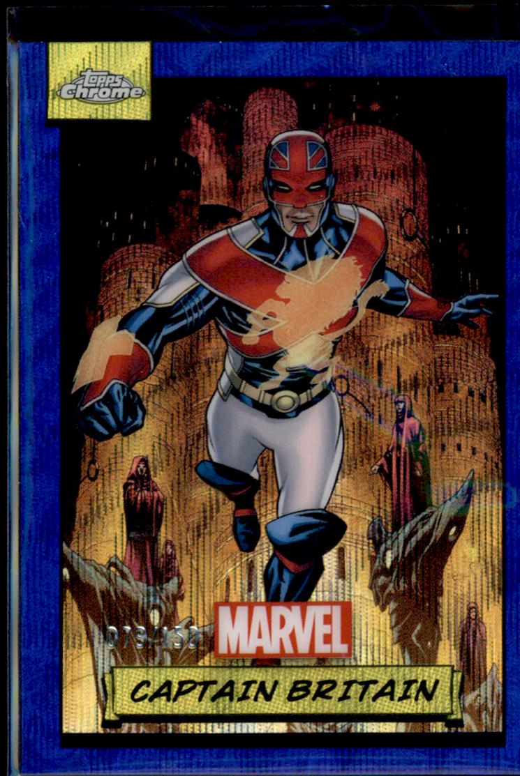 Captain Britain [Blue Wave] #75 Prices | Marvel 2024 Topps Chrome ...