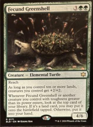 Fecund Greenshell #171 Prices | Magic Bloomburrow | Magic Cards