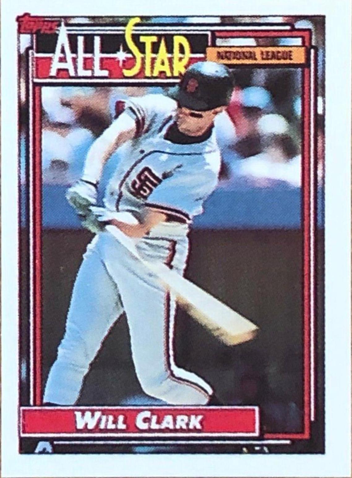 Will Clark [All Star] #386 Prices | 1992 Topps Micro | Baseball Cards