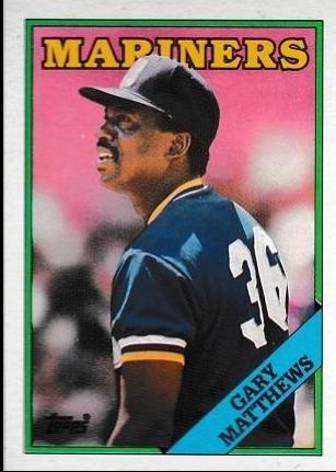 Gary Matthews #156 Prices | 1988 Topps | Baseball Cards