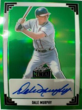 Dale Murphy [Green Prismatic] #91A-DM2 Prices | 2024 Leaf Metal 1991 ...