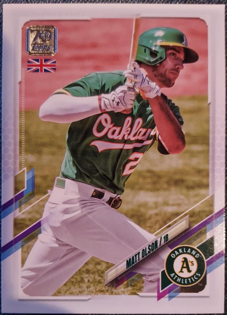Matt Olson #29 Prices | 2021 Topps UK Edition | Baseball Cards
