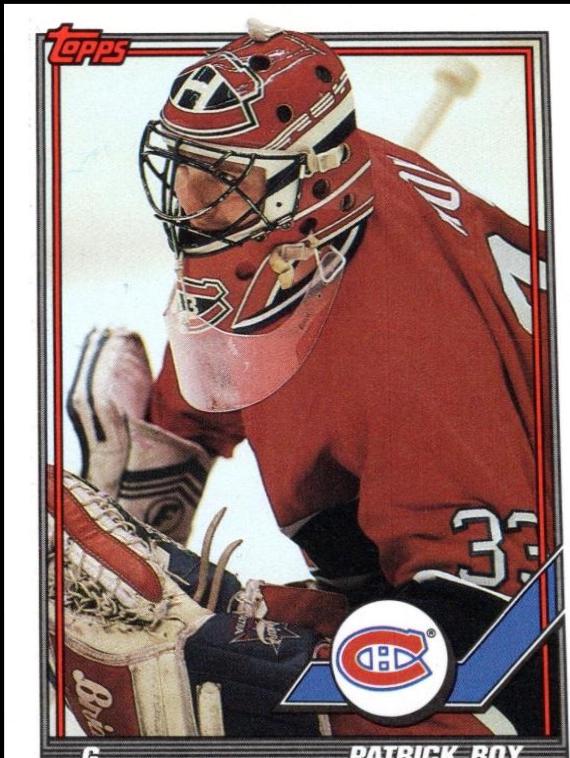 Patrick Roy #413 Prices | 1991 Topps | Hockey Cards