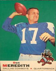 Don Meredith #75 Prices | 1969 Topps | Football Cards