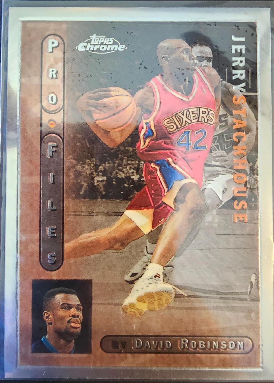 Jerry Stackhouse #PF-16 Prices | 1996 Topps Chrome Pro Files ...