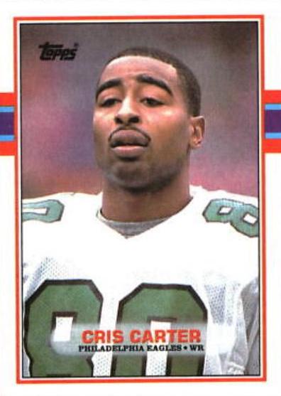 Cris Carter #121 Prices [Rookie] | 1989 Topps | Football Cards