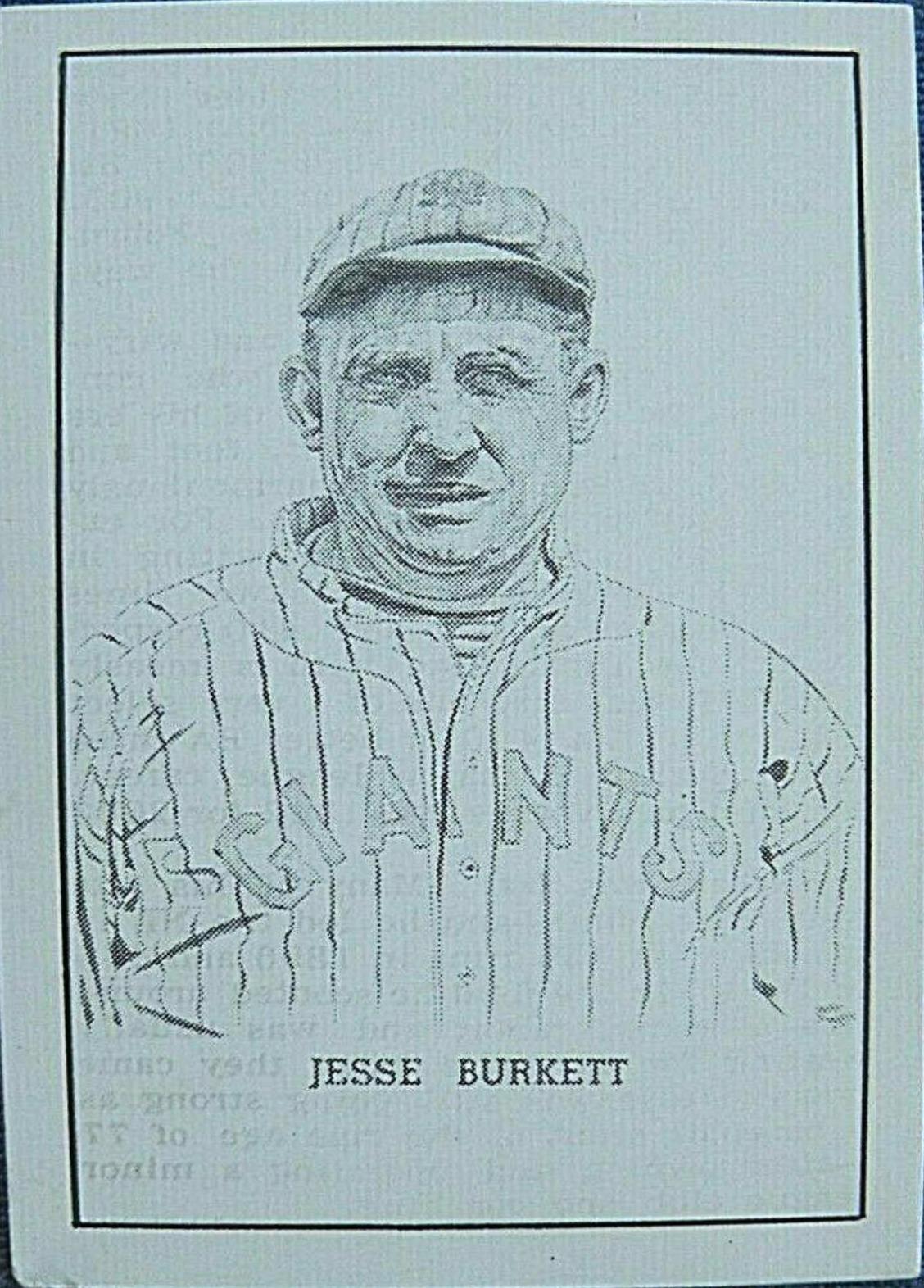 Jesse Burkett Prices | 1950 Callahan Hall of Fame | Baseball Cards