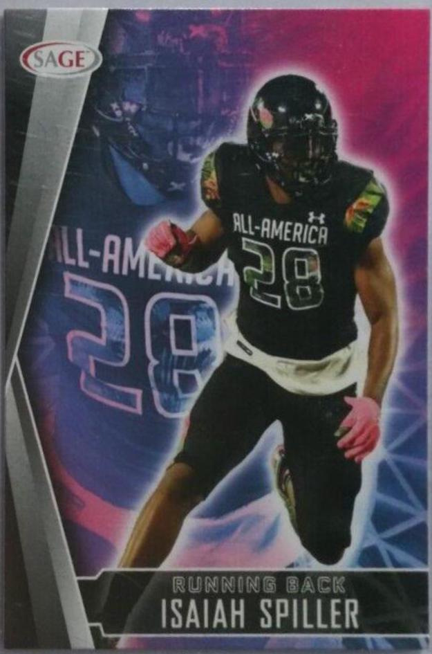 Isaiah Spiller #21 Prices | 2022 Sage Hit | Football Cards