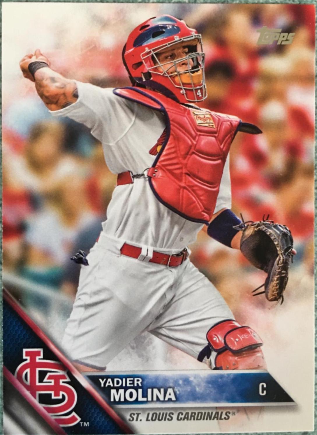 Yadier Molina [Throwing] #134 Prices | 2016 Topps | Baseball Cards