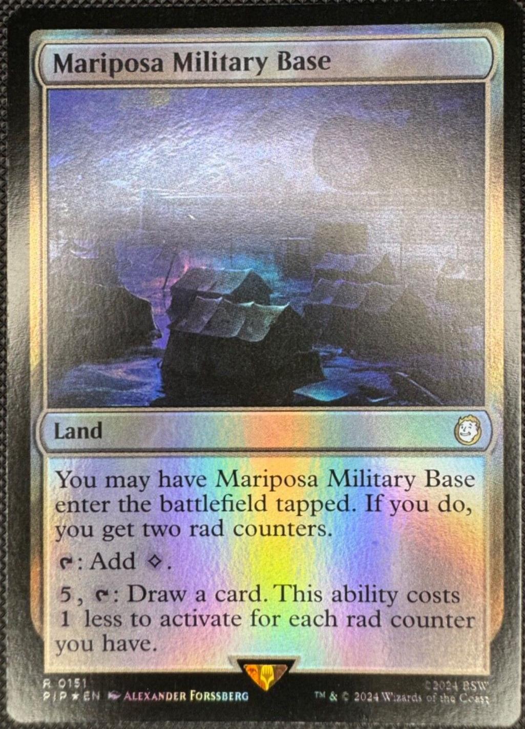 Mariposa Military Base [Foil] #443 Prices | Magic Fallout | Magic Cards