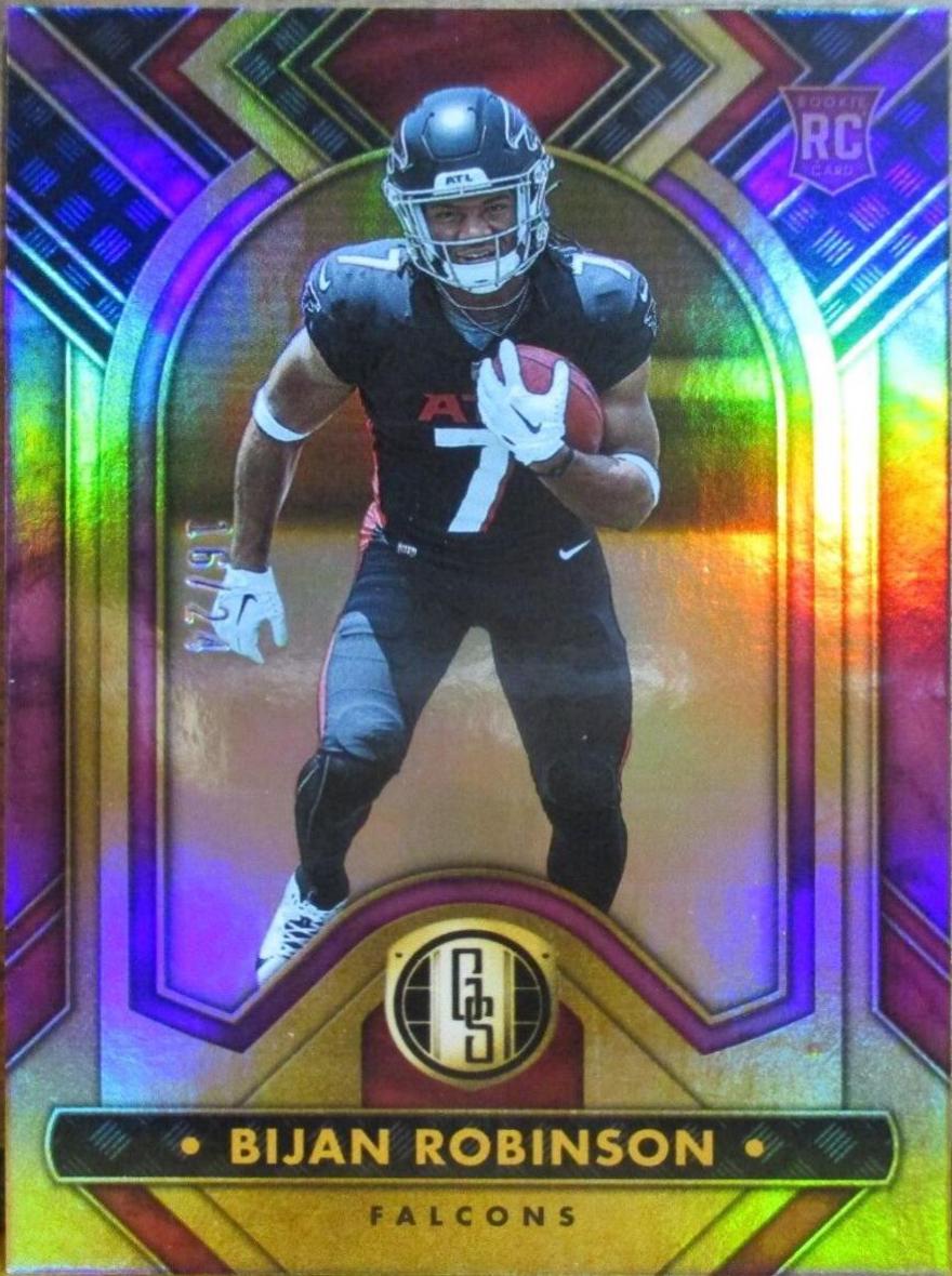 Bijan Robinson [Violet] #104 Prices | 2023 Panini Gold Standard ...